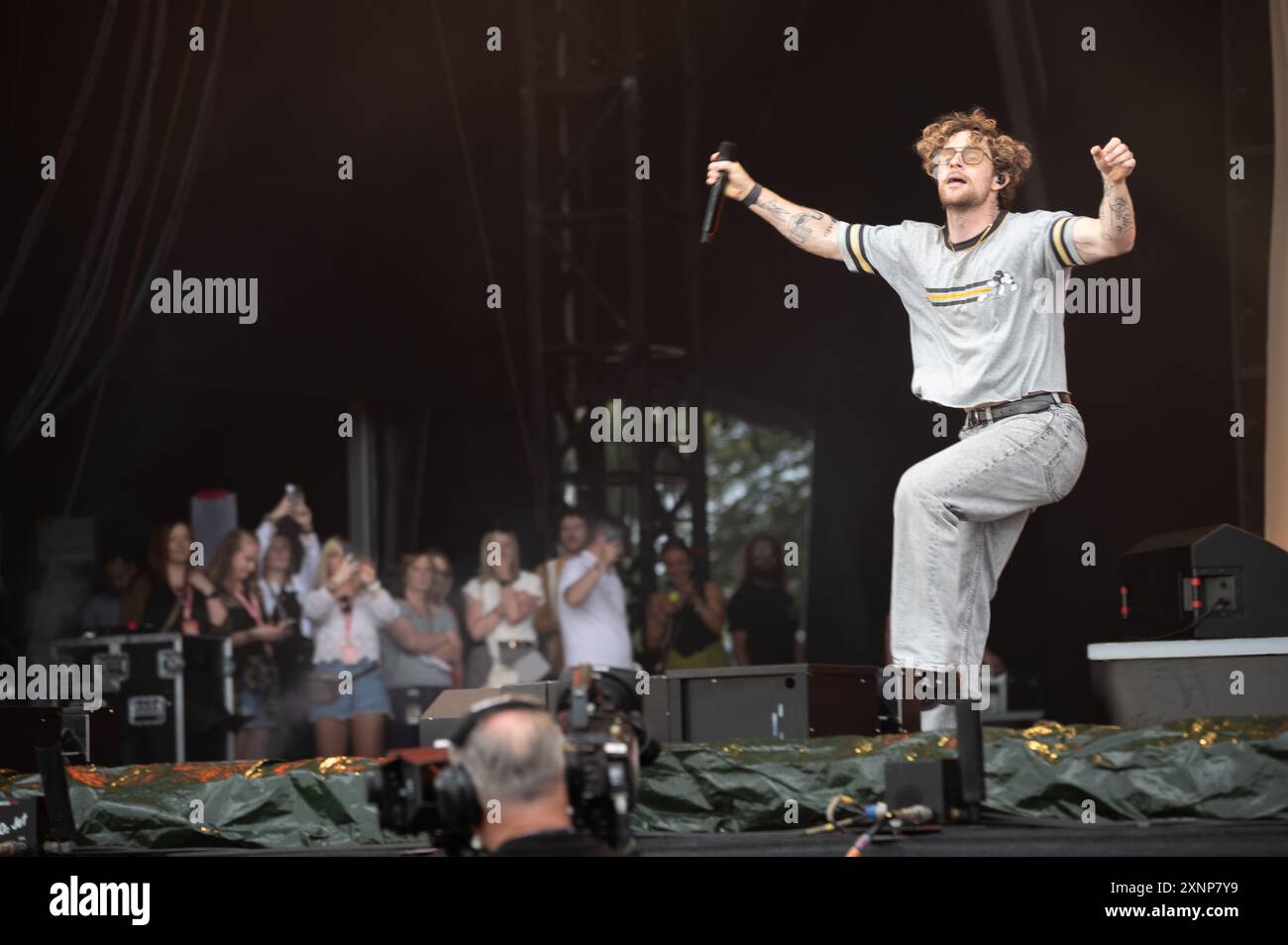 Tom Grennan Performing at TRNSMT 2024 Glasgow Green 14th July 2024 ...