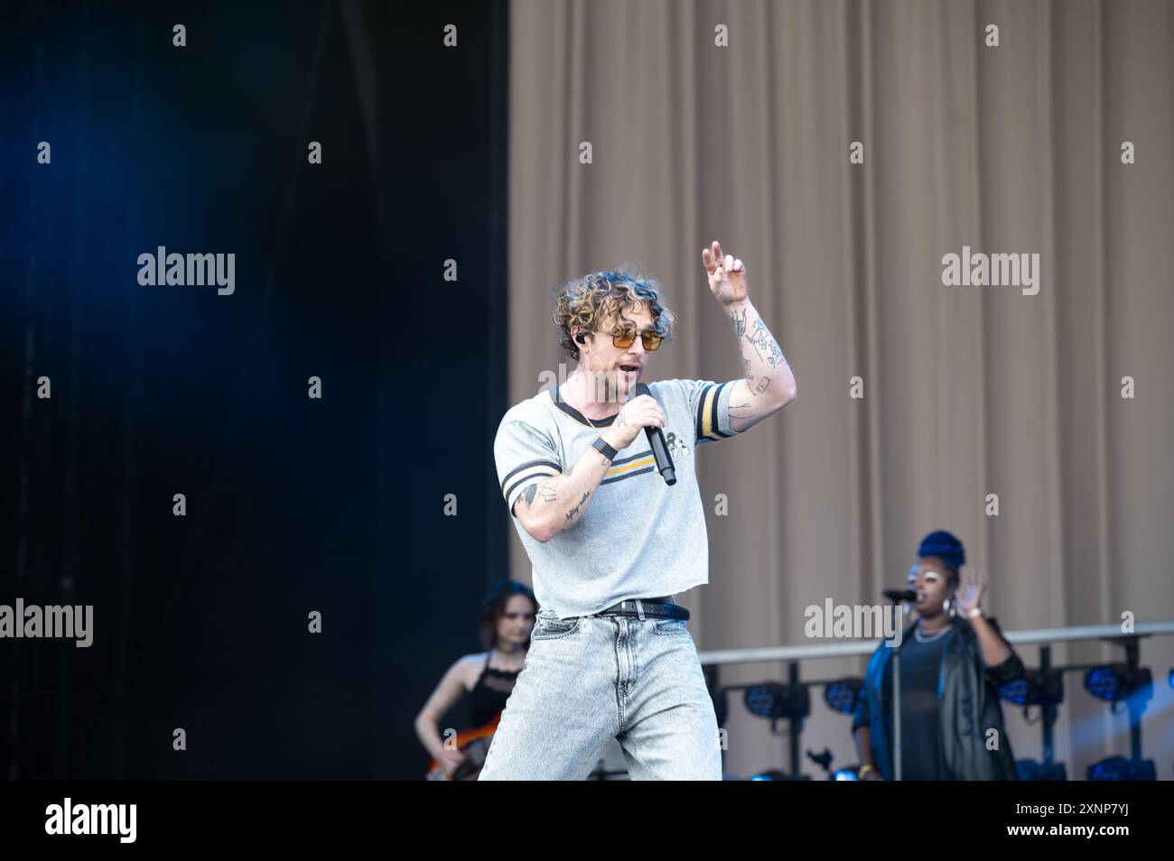 Tom Grennan Performing at TRNSMT 2024 Glasgow Green 14th July 2024 ...