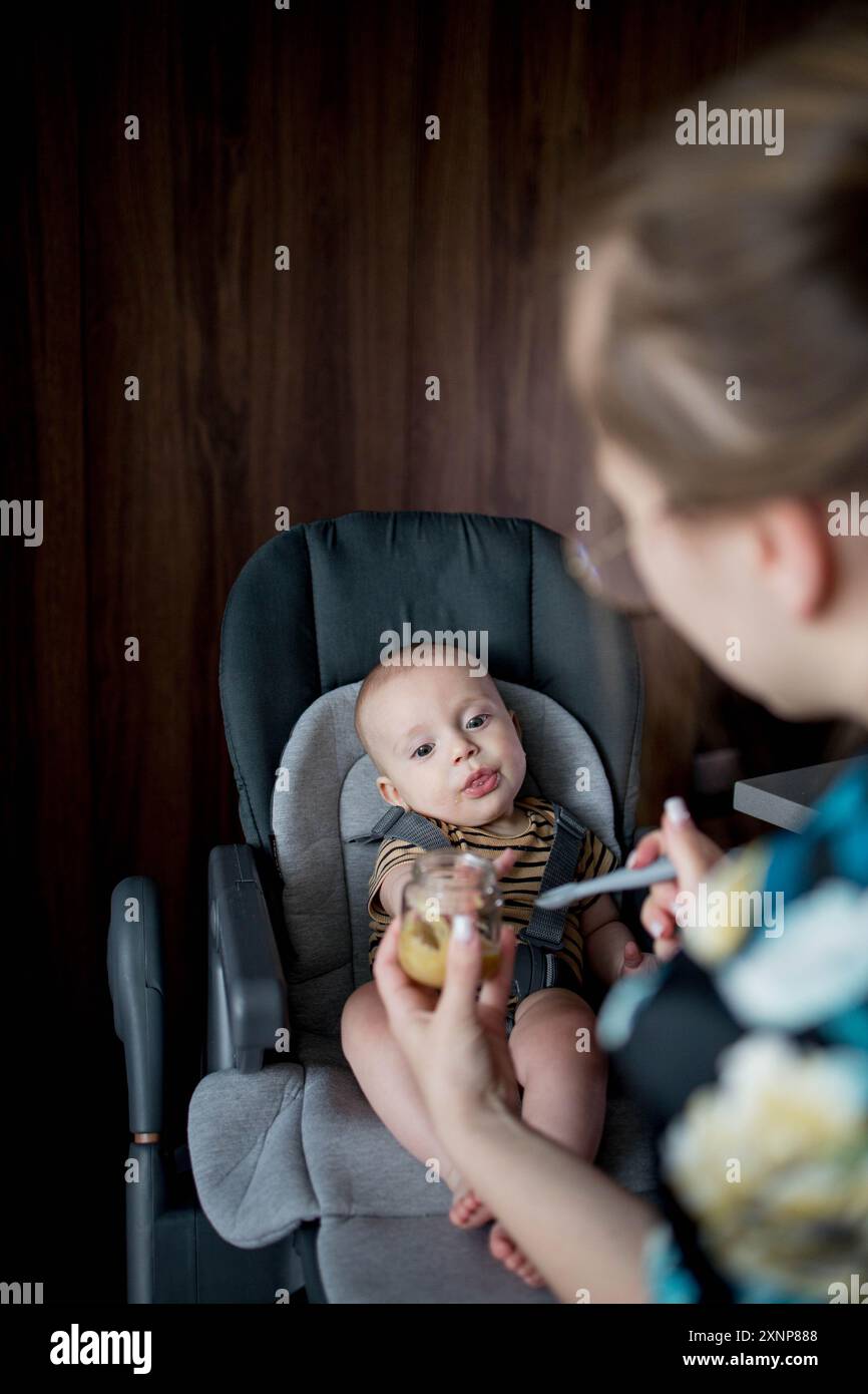 First complementary feeding hi-res stock photography and images - Alamy