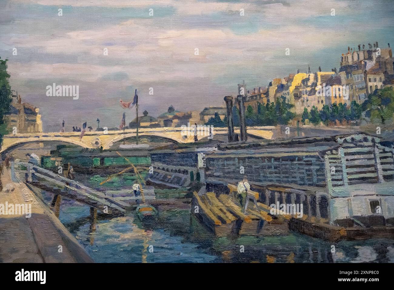 painting by Jean-Baptiste-Armand Guilaumin called The Brdige of Louis ...