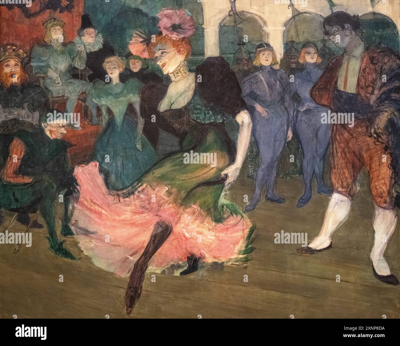 painting by Henri de Toulouse-Lautrec called Marcelle Lender, Dancing ...