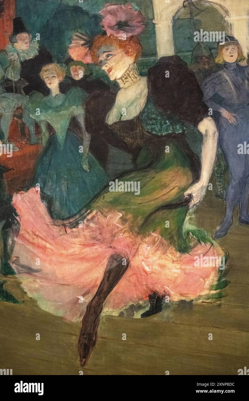 painting by Henri de Toulouse-Lautrec called Marcelle Lender, Dancing ...