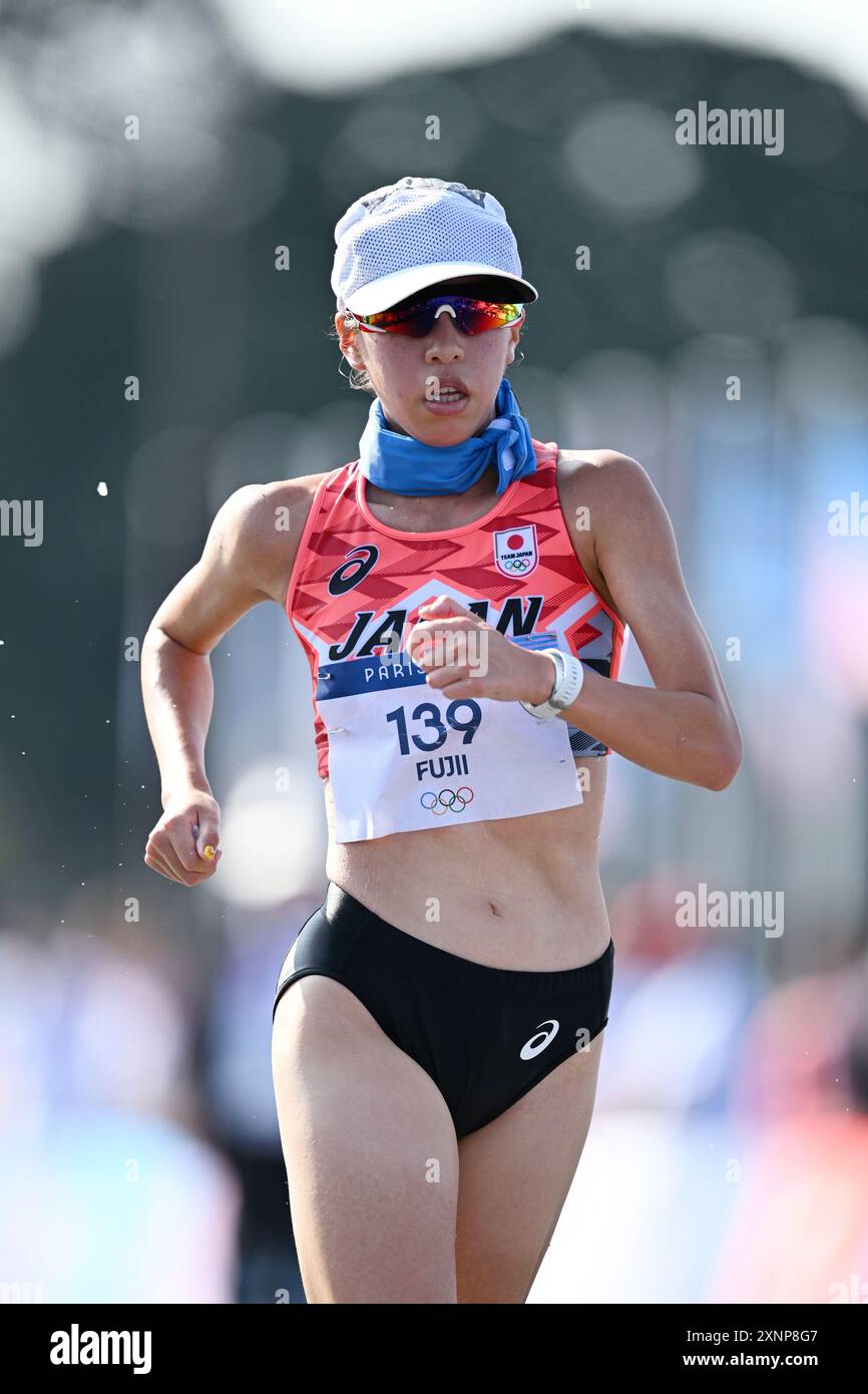 Paris, France. Credit: MATSUO. 1st Aug, 2024. Nanako Fujii (JPN) Race Walk : Women's 20km Race ...