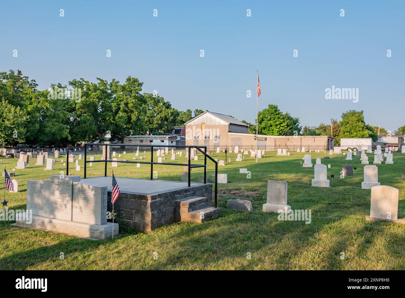 The Historic Lincoln Cemetery, Gettysburg Pennsylvania USA Stock Photo ...