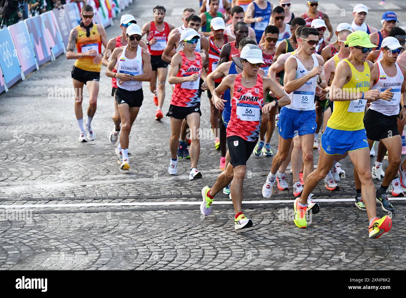Paris, France. Credit: MATSUO. 1st Aug, 2024. (L-R) Koki Ikeda (JPN), Ryo Hamanishi (JPN) Race ...