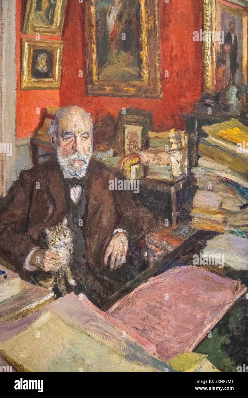 painting by Edouard Vuillard called Theodore Duret, painted in 1912 ...