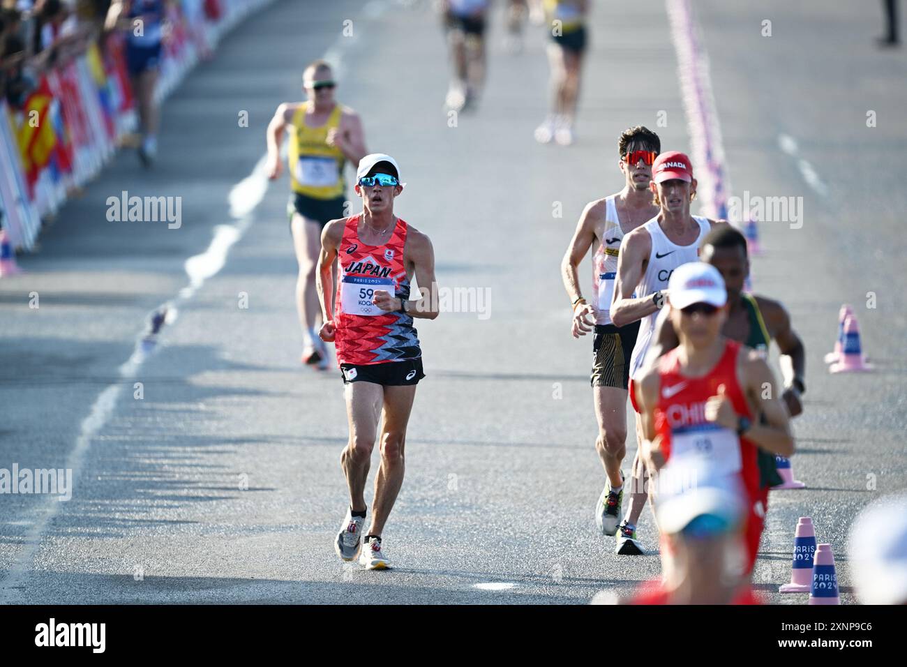 Paris, France. Credit: MATSUO. 1st Aug, 2024. Yuta Koga (JPN) Race Walk : Men's 20km Race Walk ...