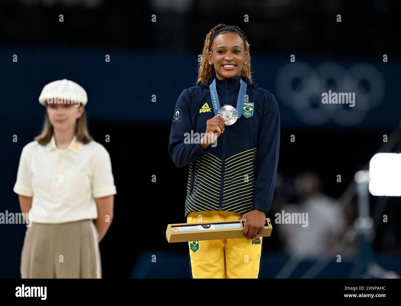 Paris -France August 01, 2024, Simone Biles (USA) Floor exercise ...