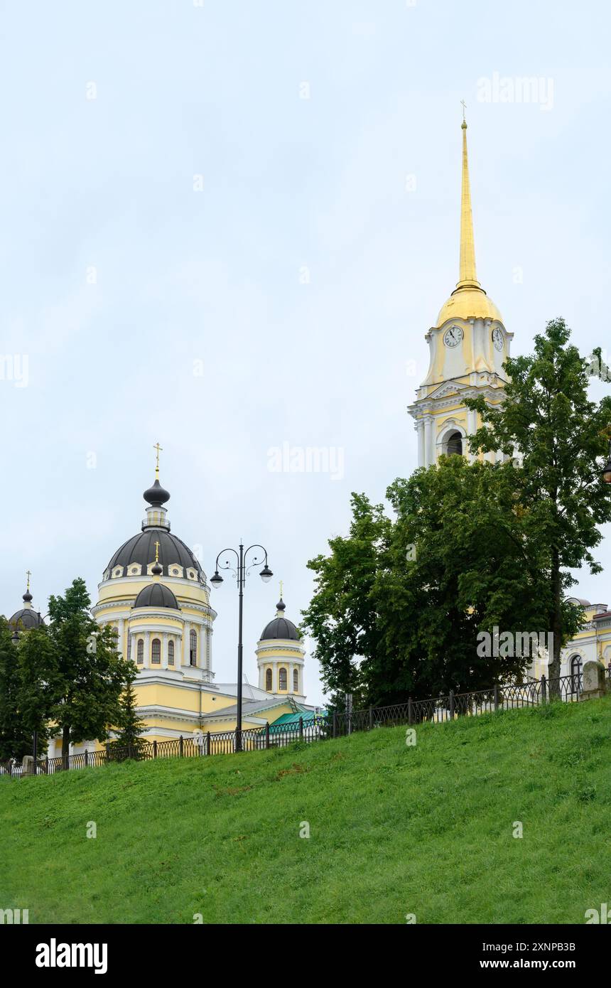 Transfiguration Cathedral and the bell tower built in the 17th century ...