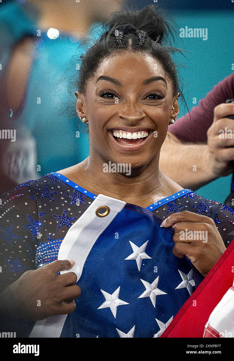 Paris, Ile de France, France. 1st Aug, 2024. August 01, 2024: SIMONE ...