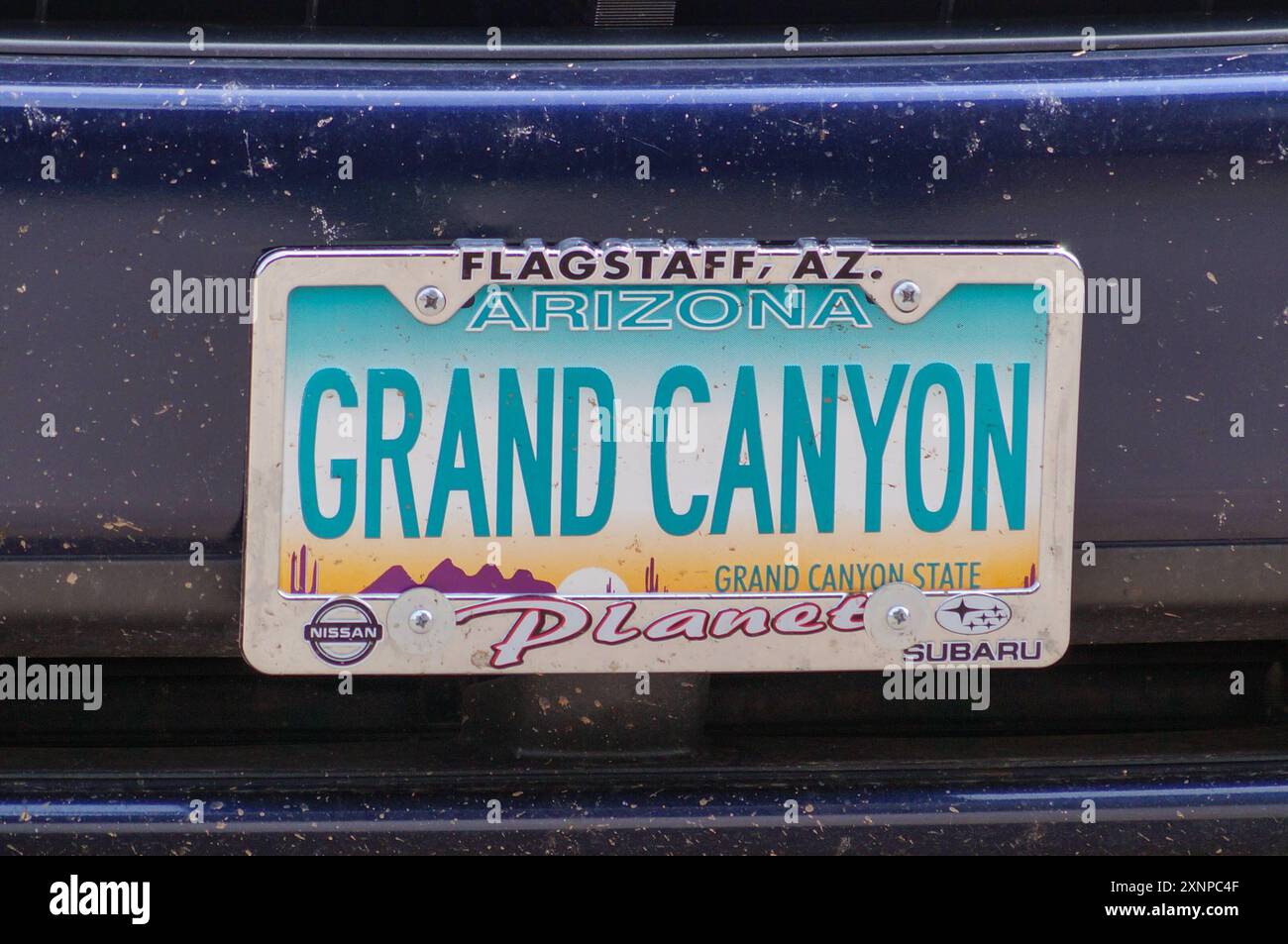 Symbolbild Nummernschild, Grand Canyon, Arizona, Flagstaff, Auto ...