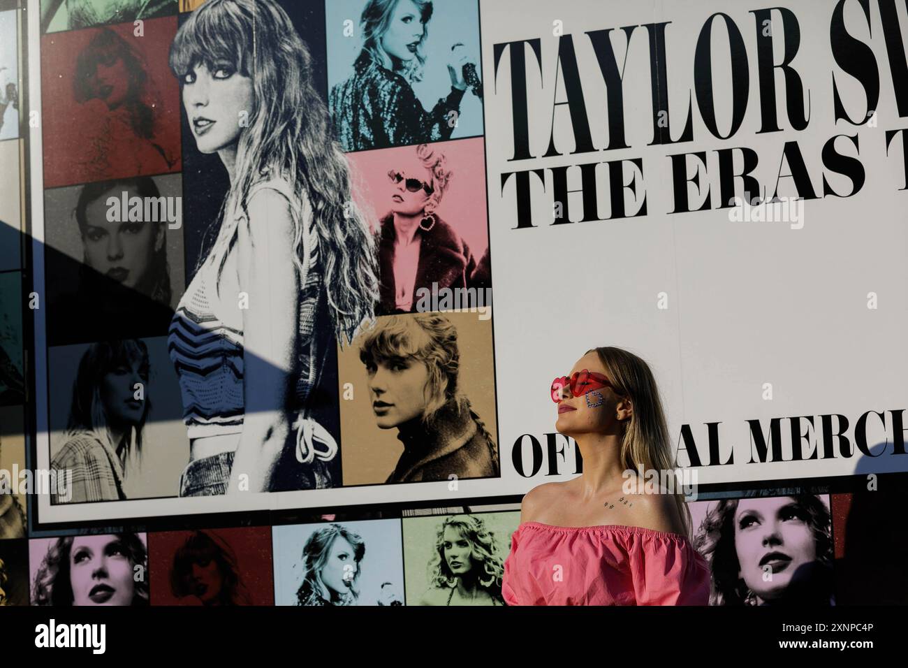 Taylor swift the eras tour poster hi-res stock photography and images ...