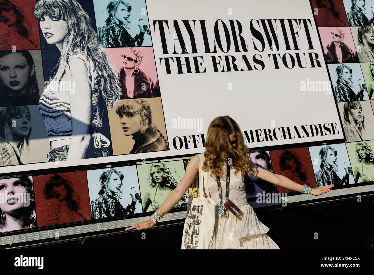 Taylor swift the eras tour poster hi-res stock photography and images ...