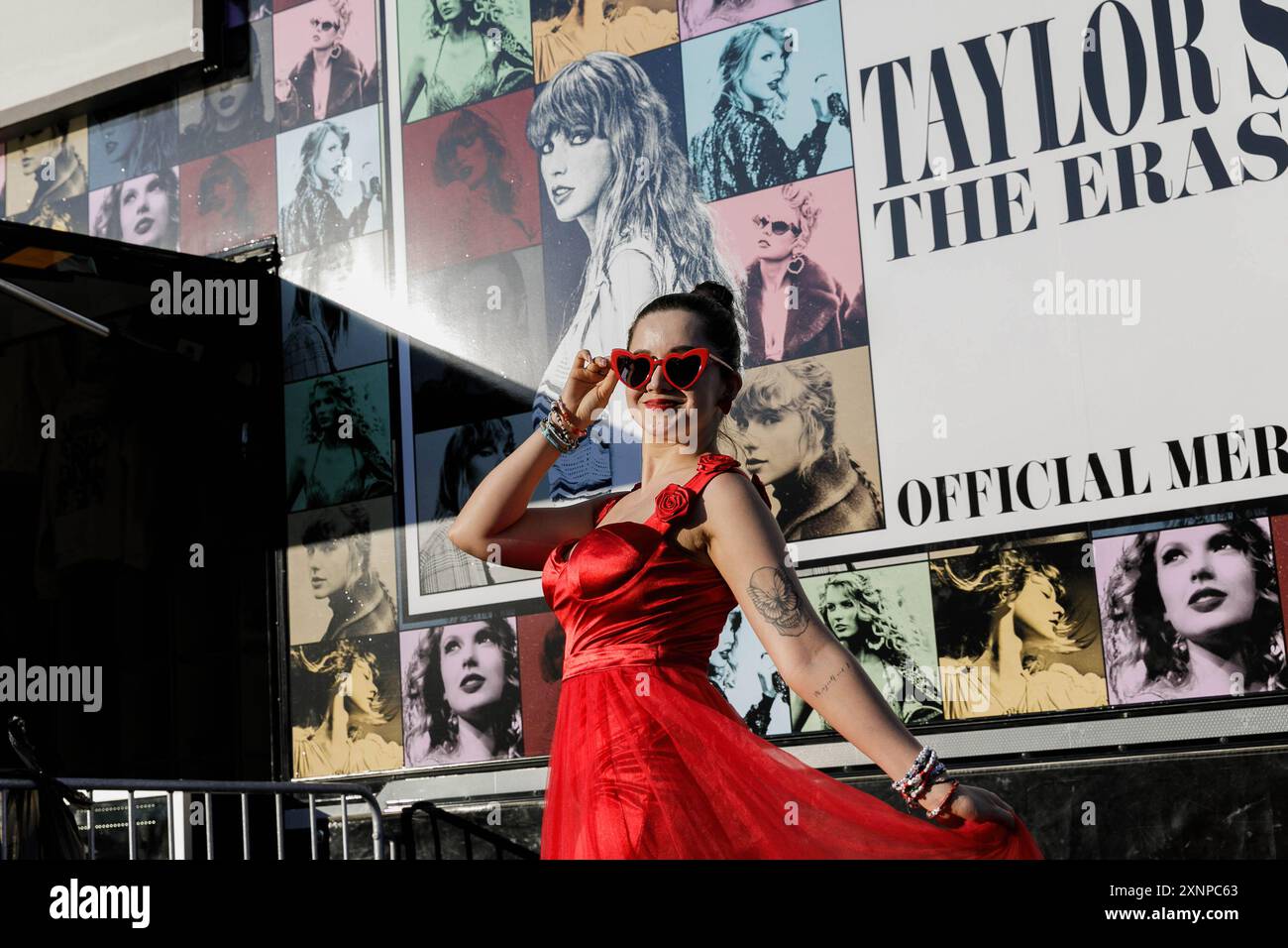 Taylor swift the eras tour poster hi-res stock photography and images ...