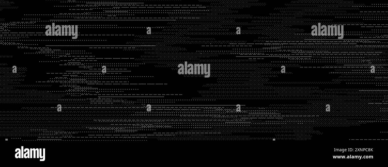 TV static noise texture. Distorted VHS video screen overlay with damage and errors. Glitch ...