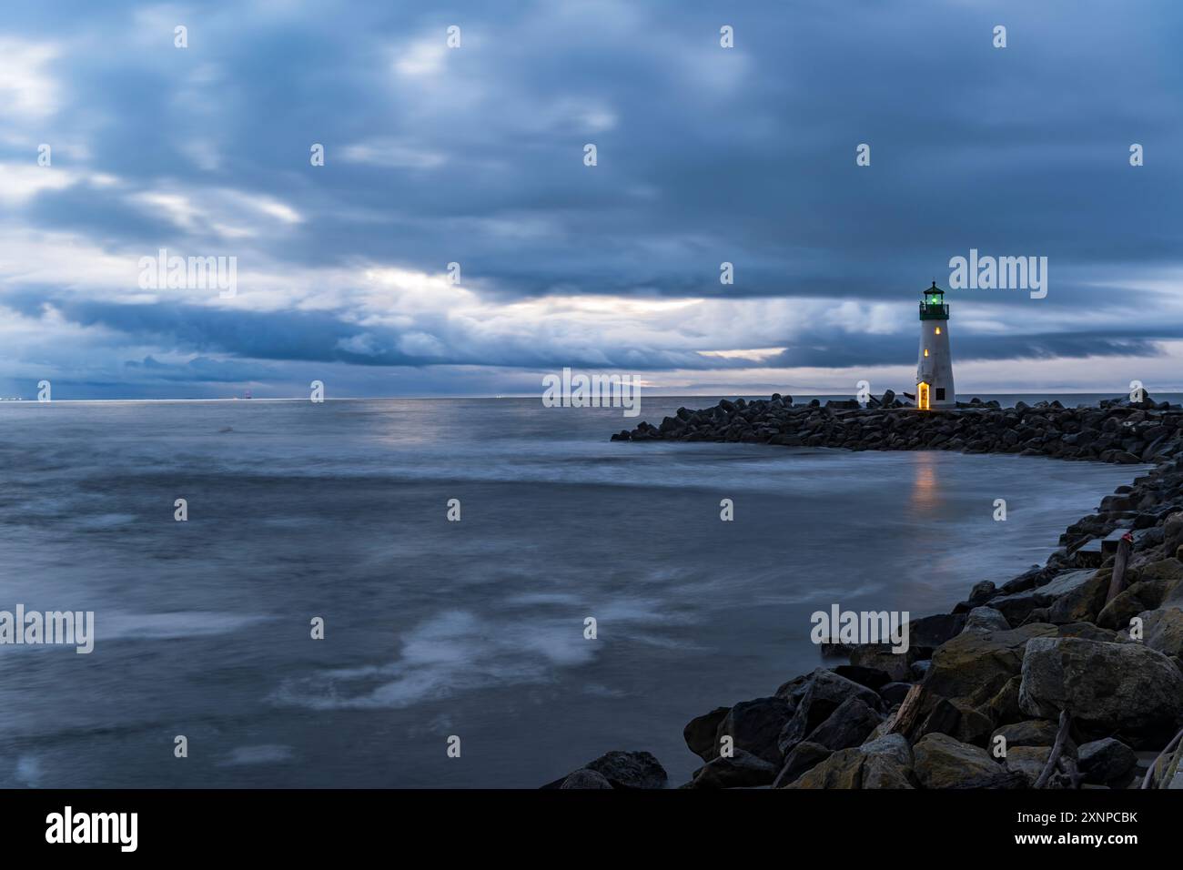 Walton Lighthouse, Santa Cruz California Stock Photo - Alamy