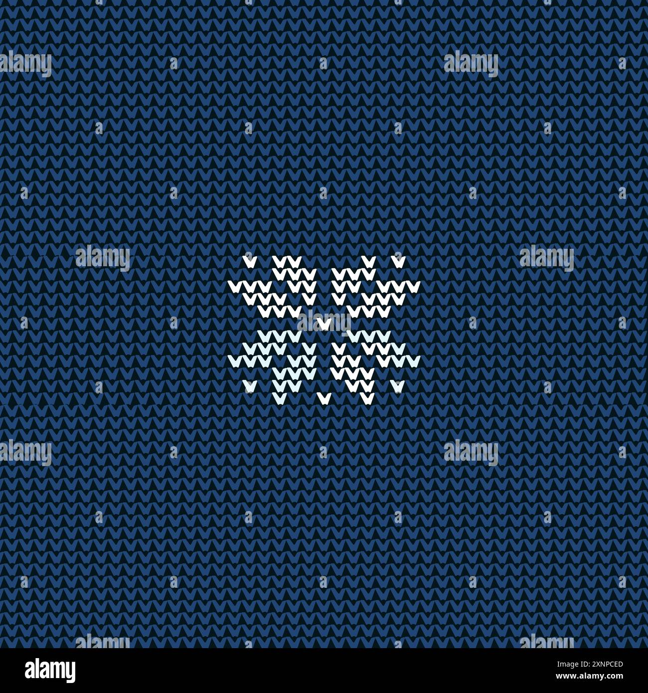 A Seamless blue Knitting texture vector, a Traditional Blue and white ...