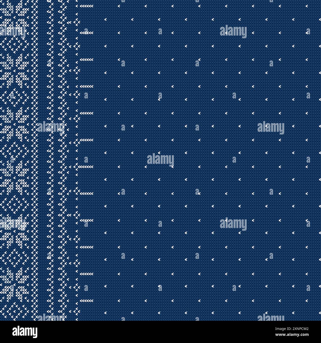 A Traditional Blue and white sweater pattern for winter concept design ...