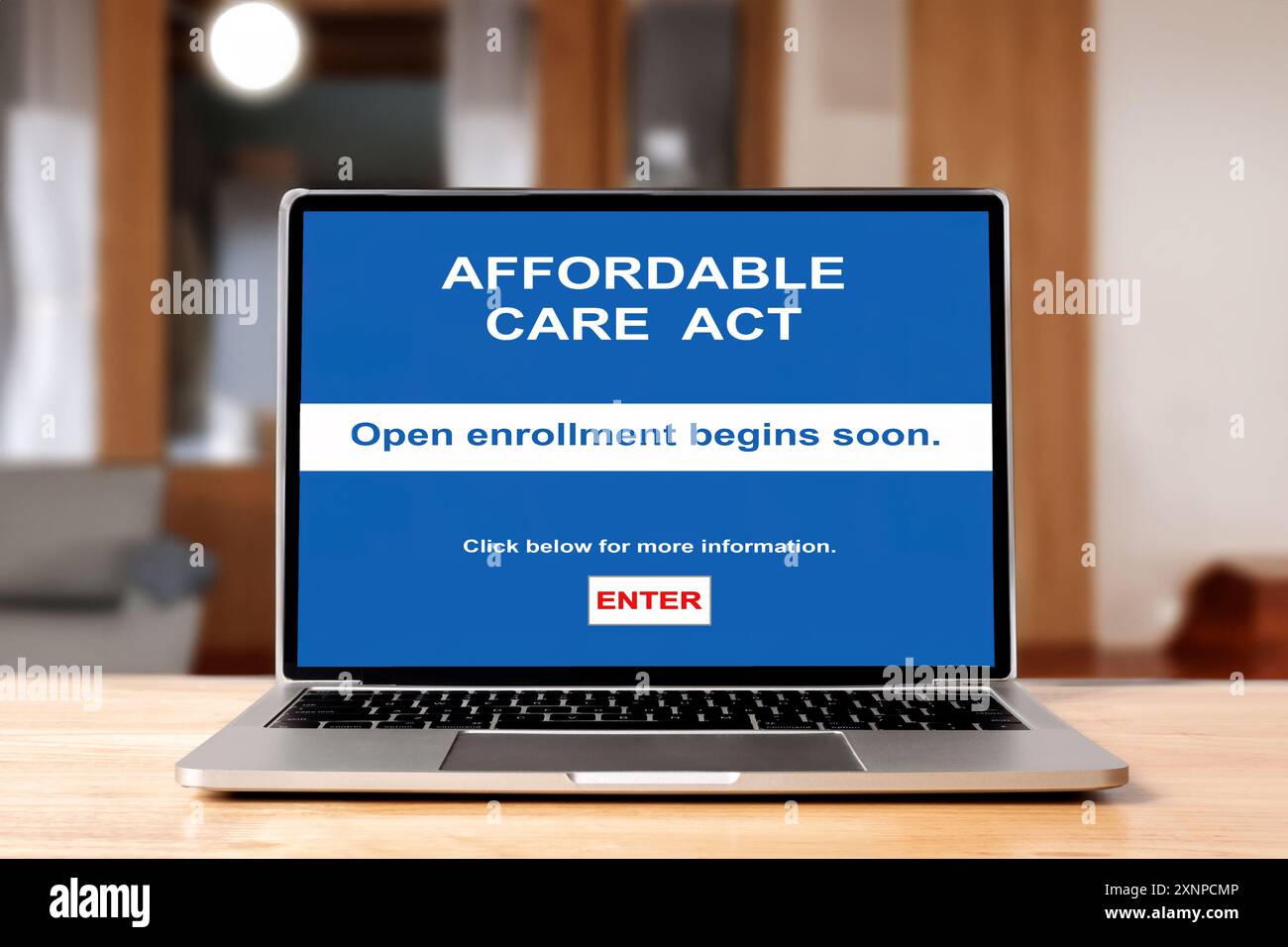 Open enrollment laptop hi-res stock photography and images - Alamy