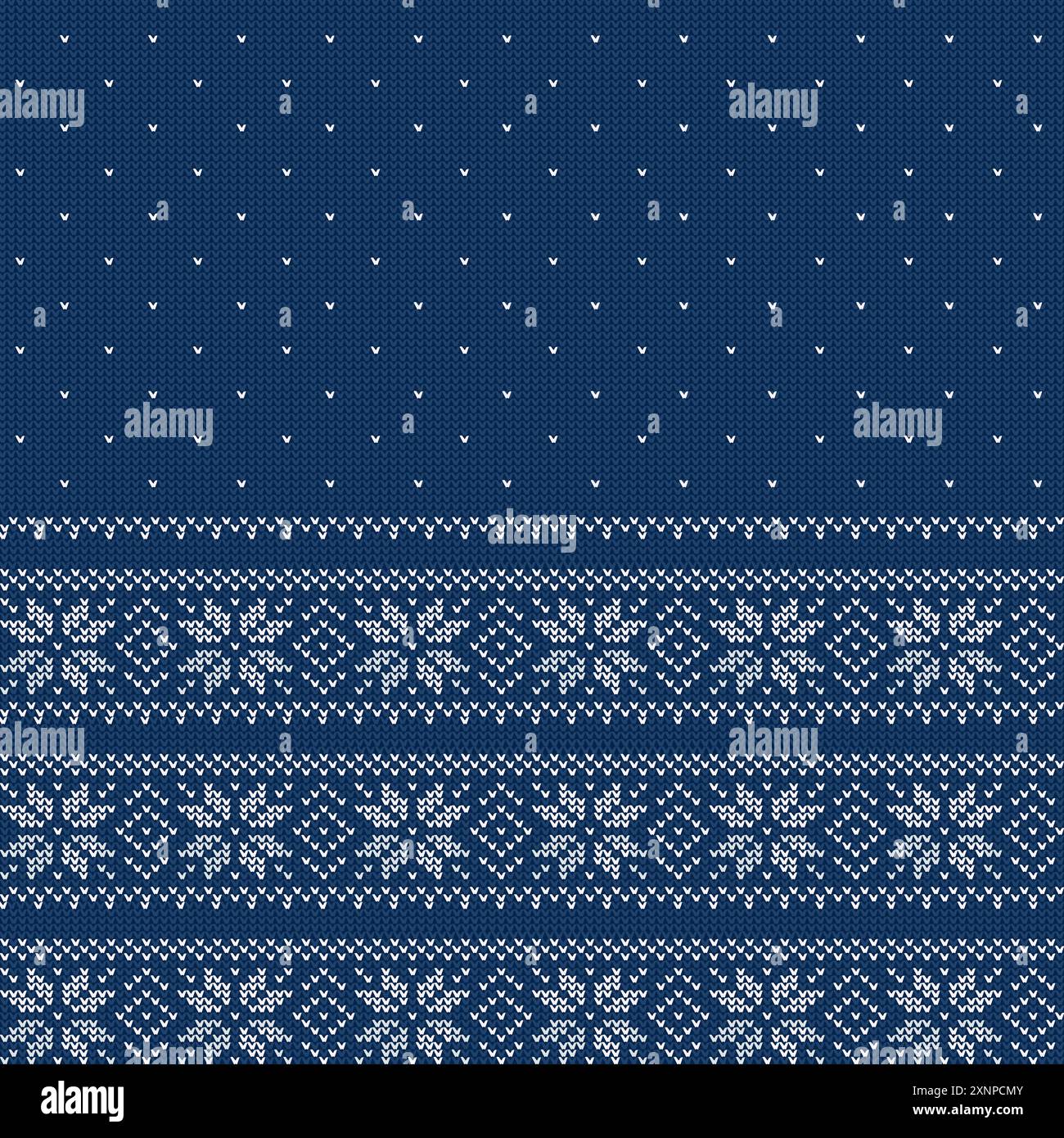 A Traditional Blue and white sweater pattern for Winter Sweater ...
