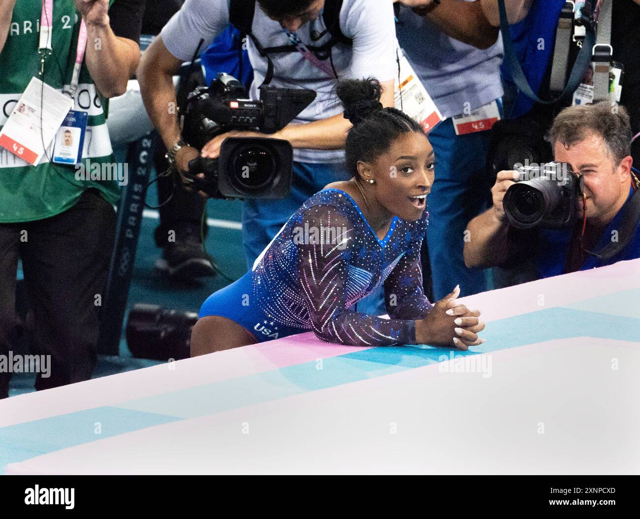 August 1, 2024, Paris, France: Paris 2024: Artistic Gymnastics USA's ...