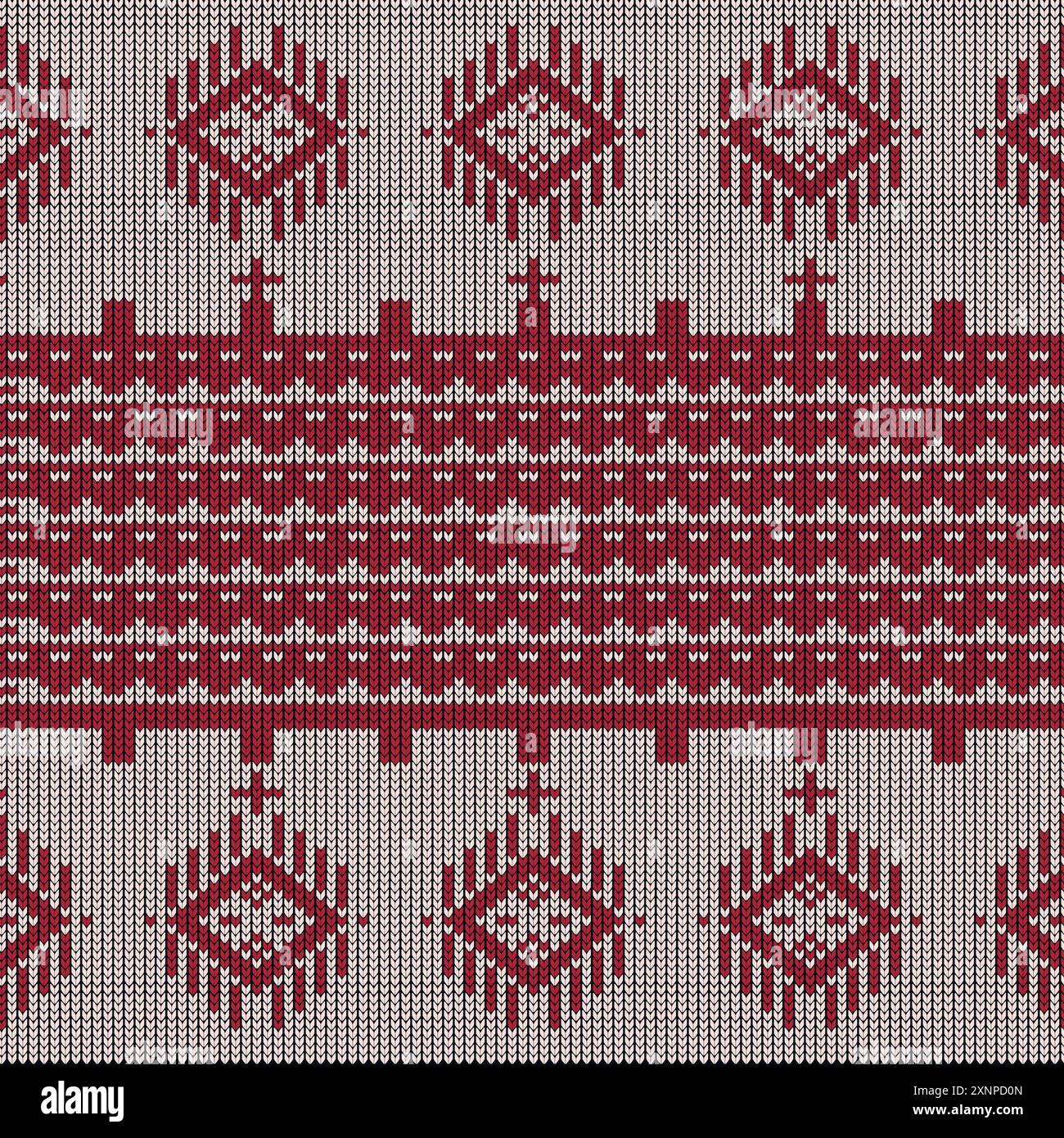 knitting sweater pattern and Winter Holiday Sweater Design, vector ...