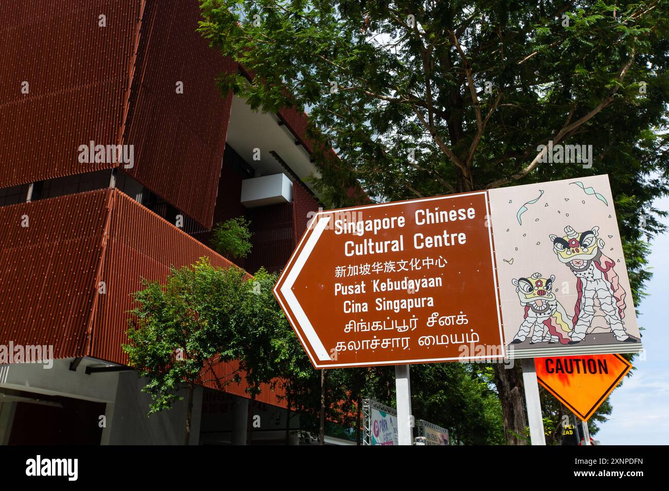1 Aug 2024. Signboard direction Singapore Chinese Cultural Centre, it ...