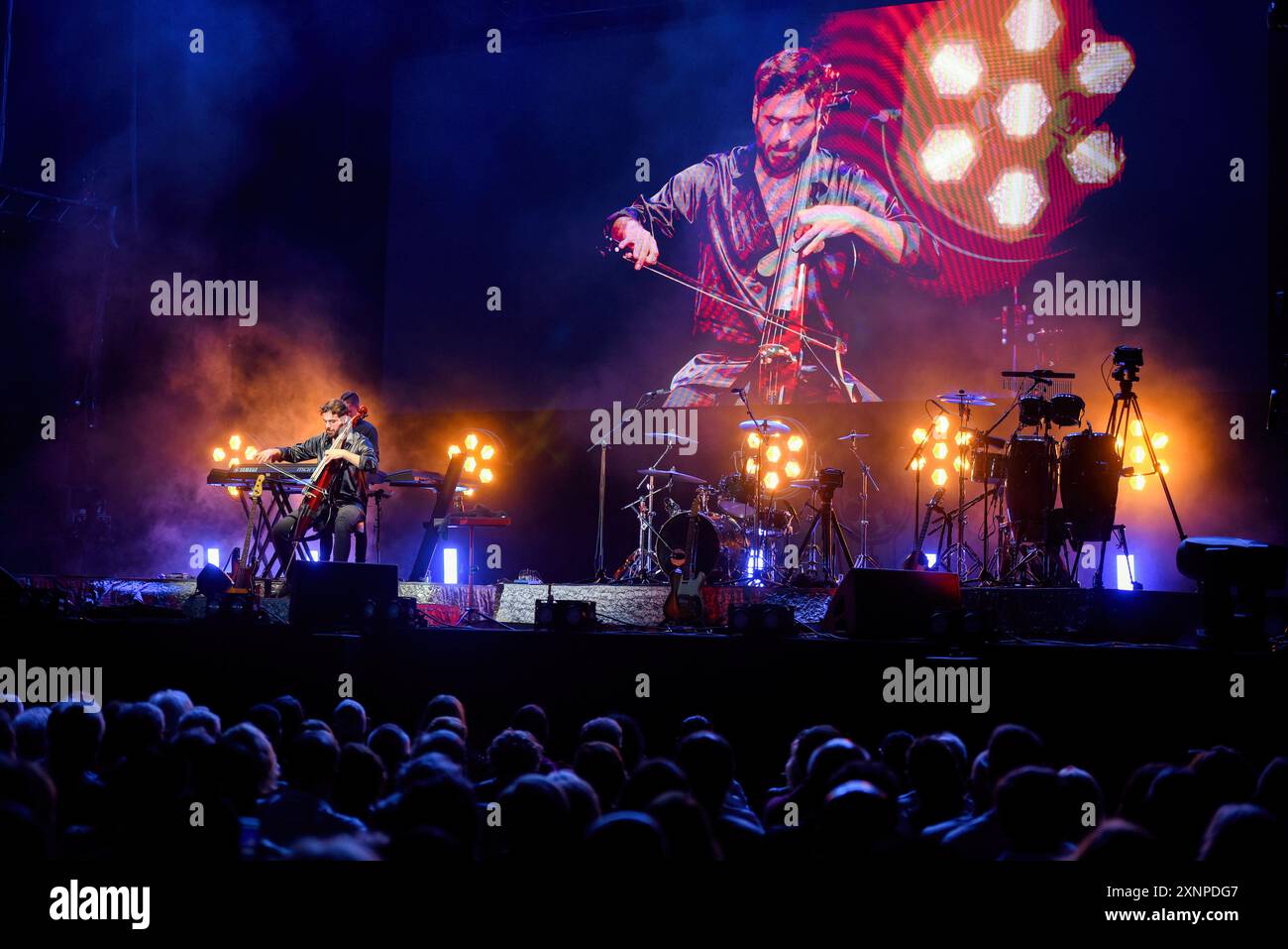 Sitges, Spain. 01st Aug, 2024. Croatian cellist Stjepan Hauser (Pula ...
