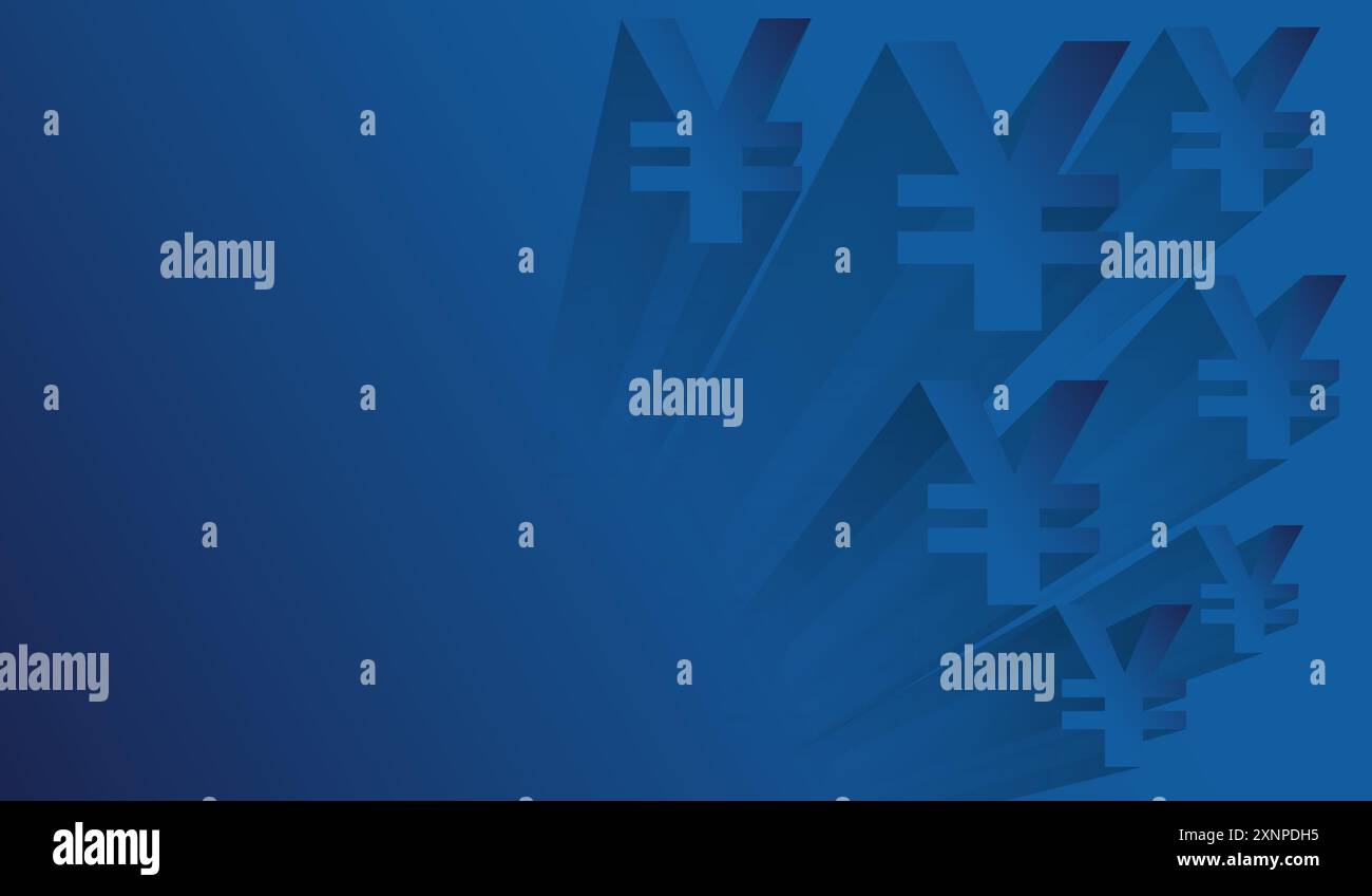 Financial Currency background templates on gradient blue, used in stock ...