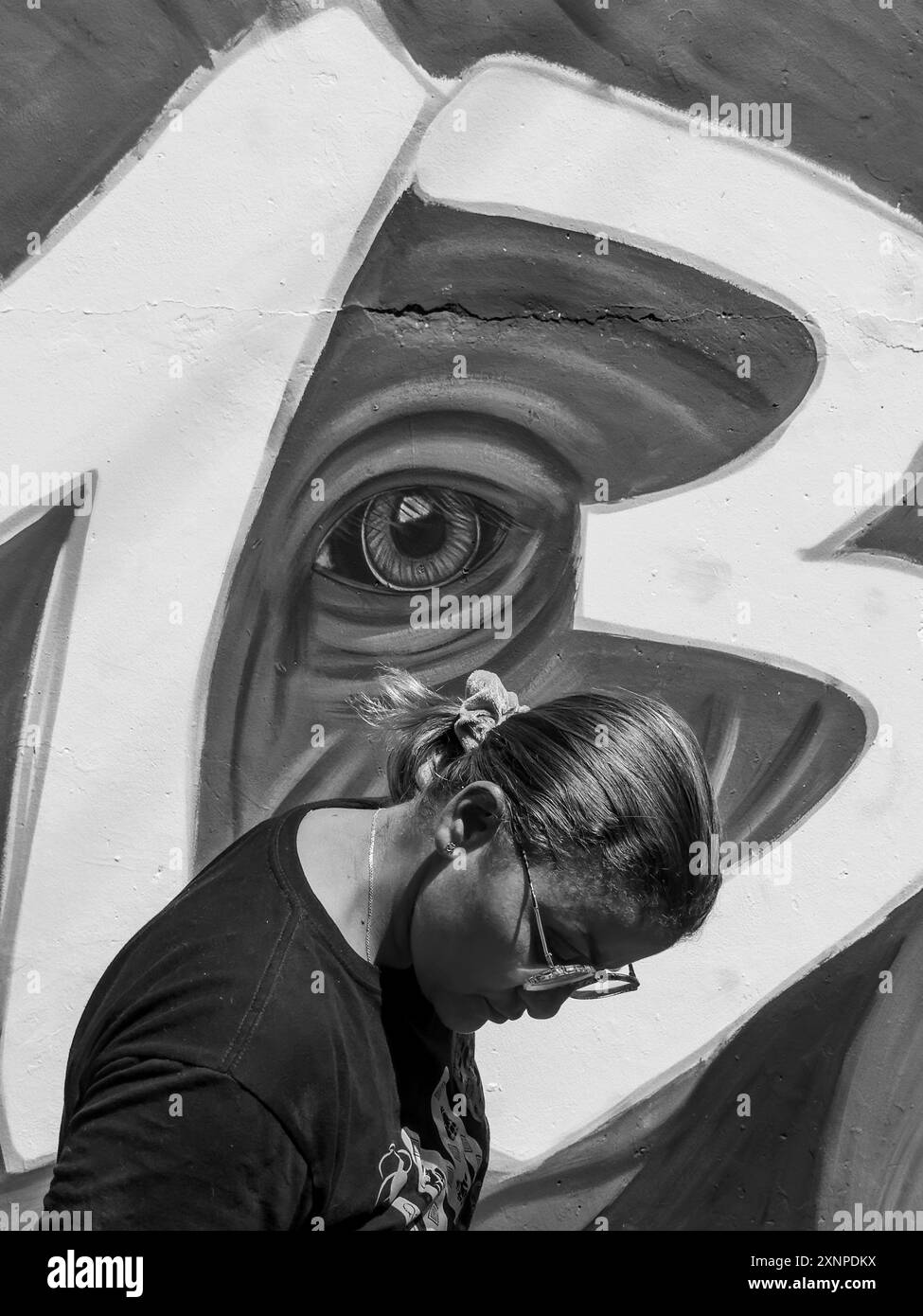 The murals in Comuna 13, a barrio in Medellin that was once quite ...