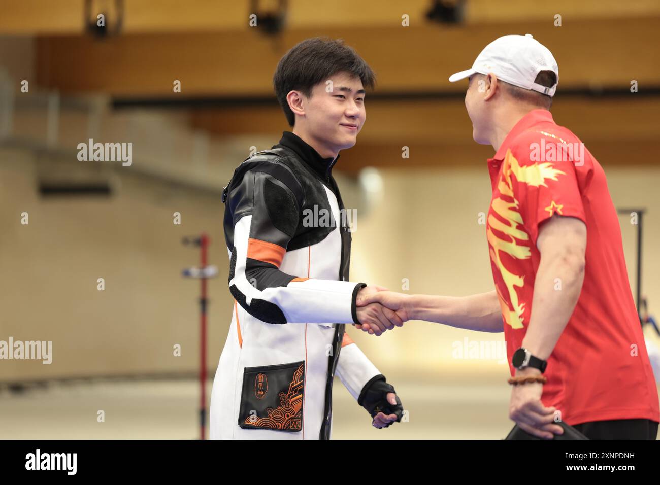 **CHINESE MAINLAND, HONG KONG, MACAU AND TAIWAN OUT** Chinese sport shooter Liu Yukun wins gold ...