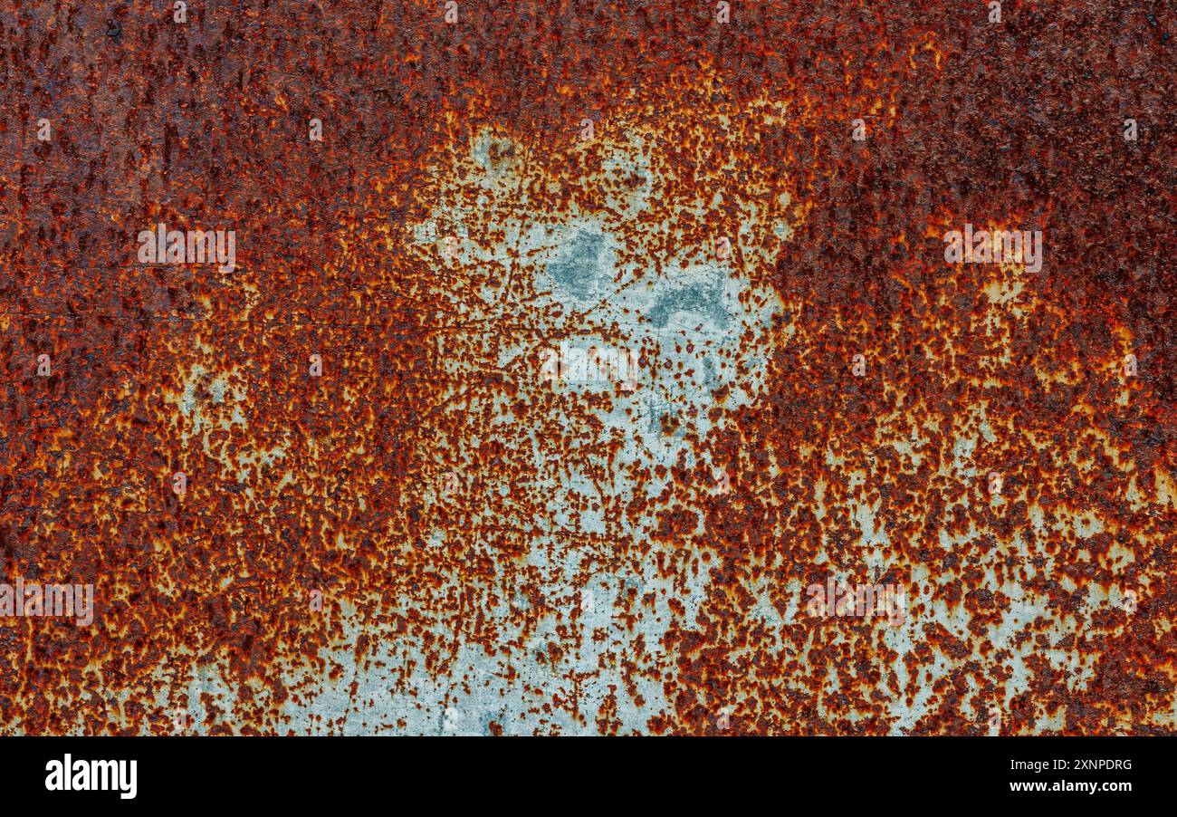 Rusty Surface of a metal sheet, Rusted metal texture and oxidized metal ...