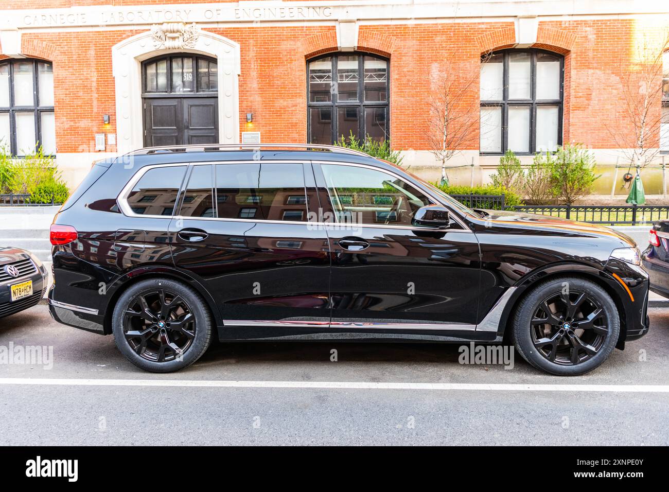 New York City, USA - March 15, 2024: BMW X7 luxury vehicle car parked ...