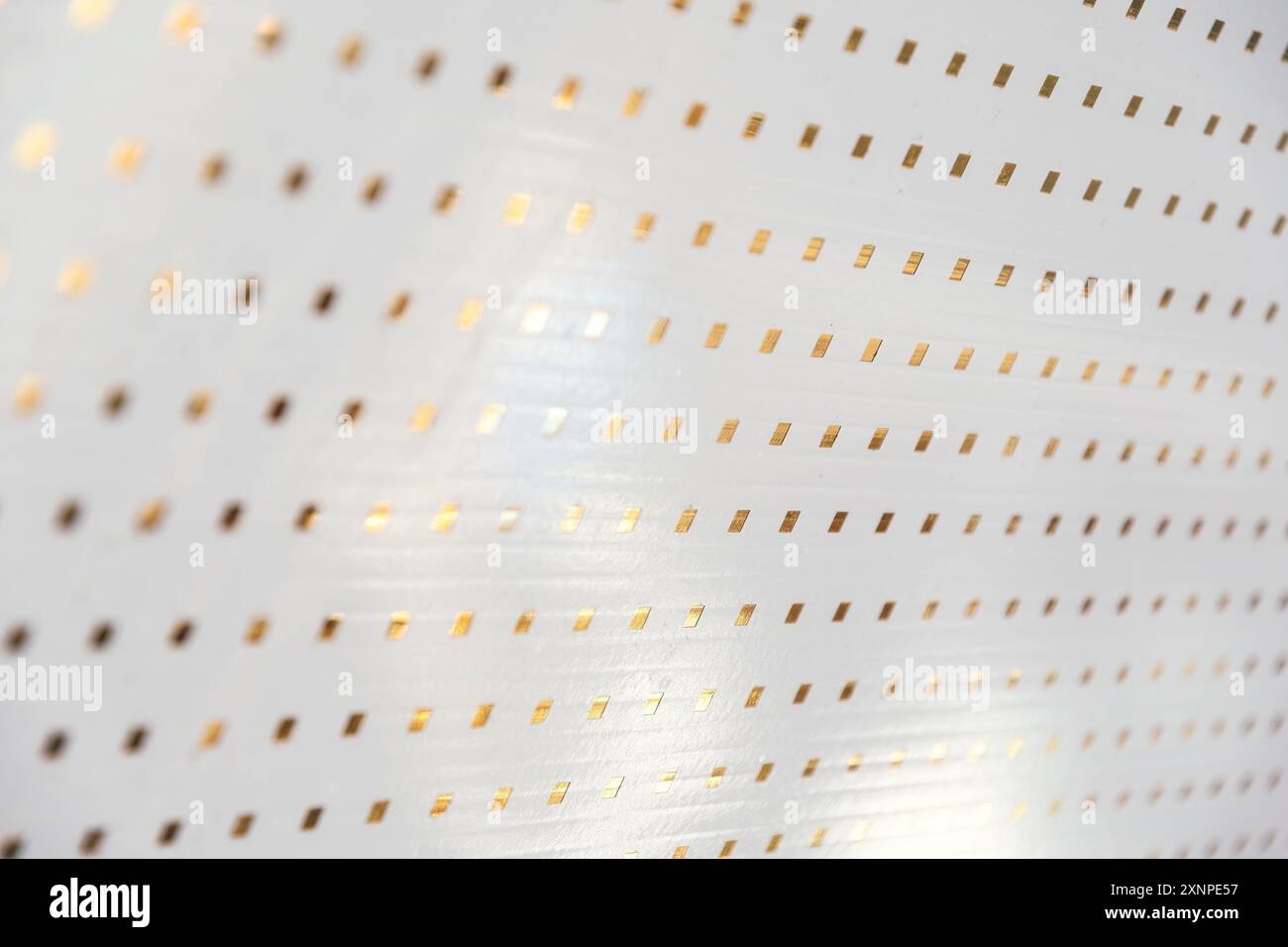White and golden satellite solar panel for power generation in space ...