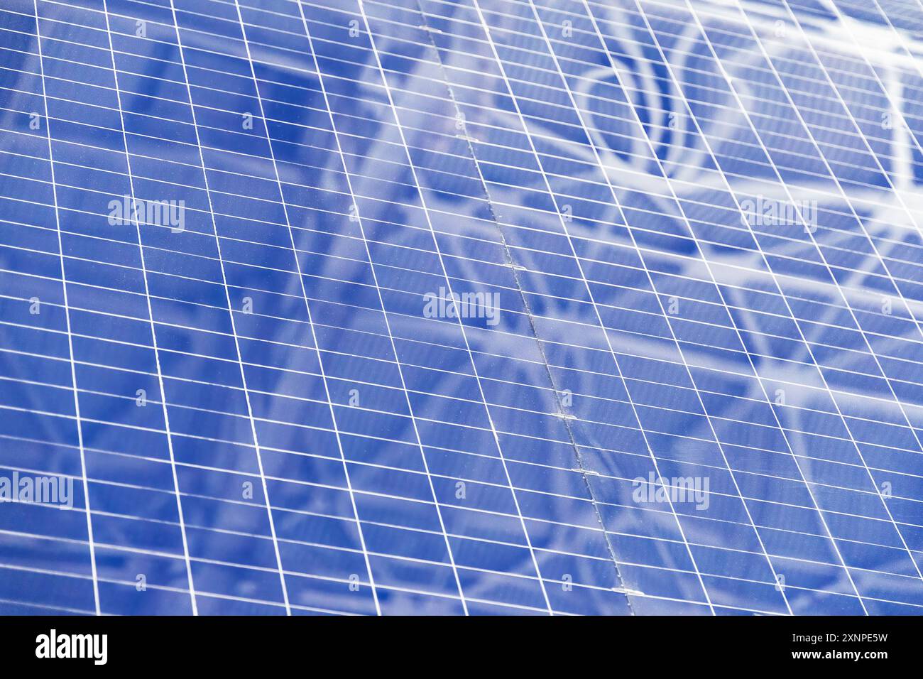 Blue mirror shiny satellite solar panel for power generation in space ...