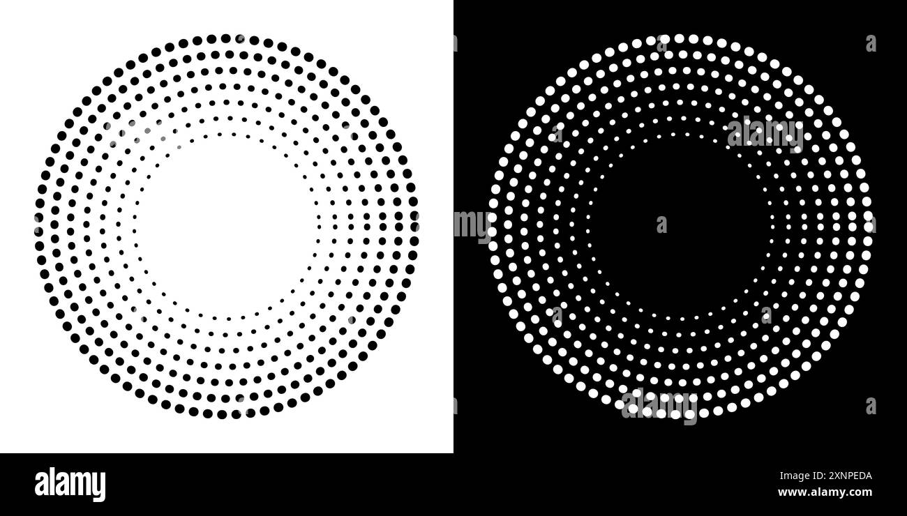 Concentric circles pattern retro hi-res stock photography and images ...