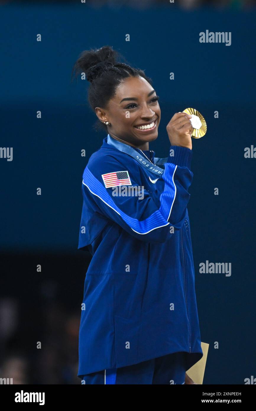 Simone Biles ( USA ) Gold medal, Artistic Gymnastics, Women's All ...