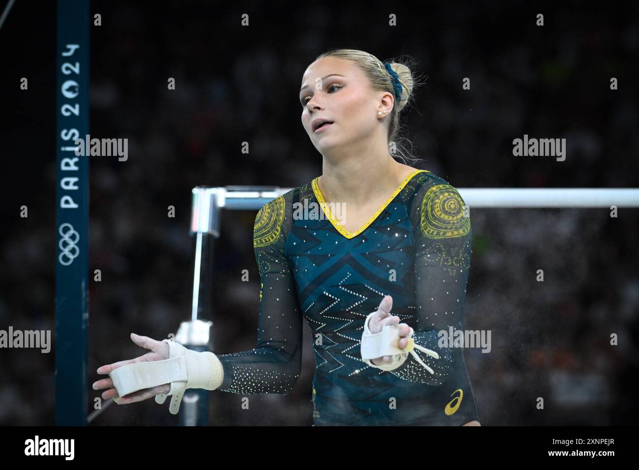 Paris, France. 01st Aug, 2024. Ruby Pass ( AUS ) Uneven Bars, Artistic ...