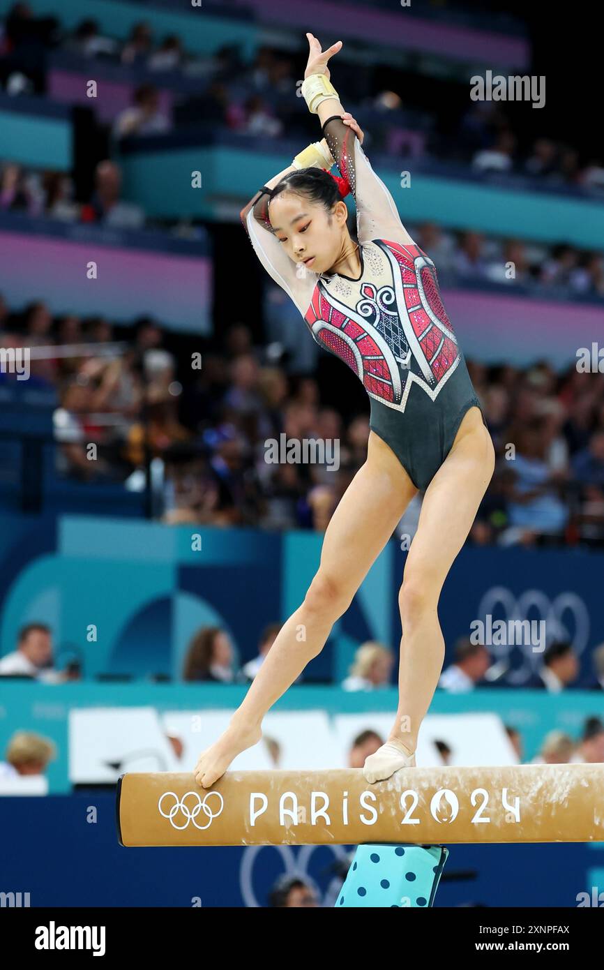Paris, France. 1st Aug, 2024. Haruka Nakamura (JPN) Gymnastics - Artistic : Women's Individual ...