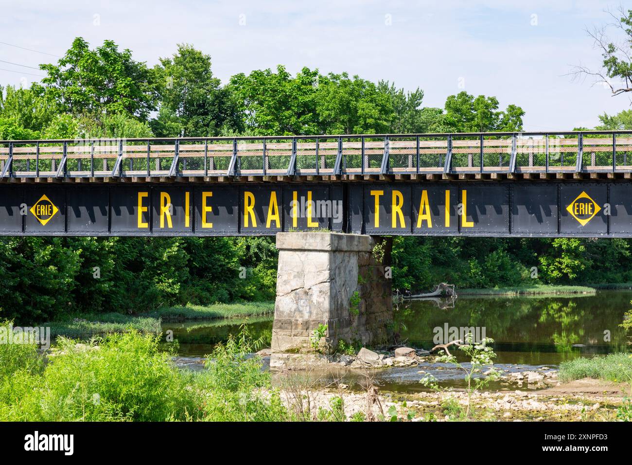 Erie rail trail hi-res stock photography and images - Alamy