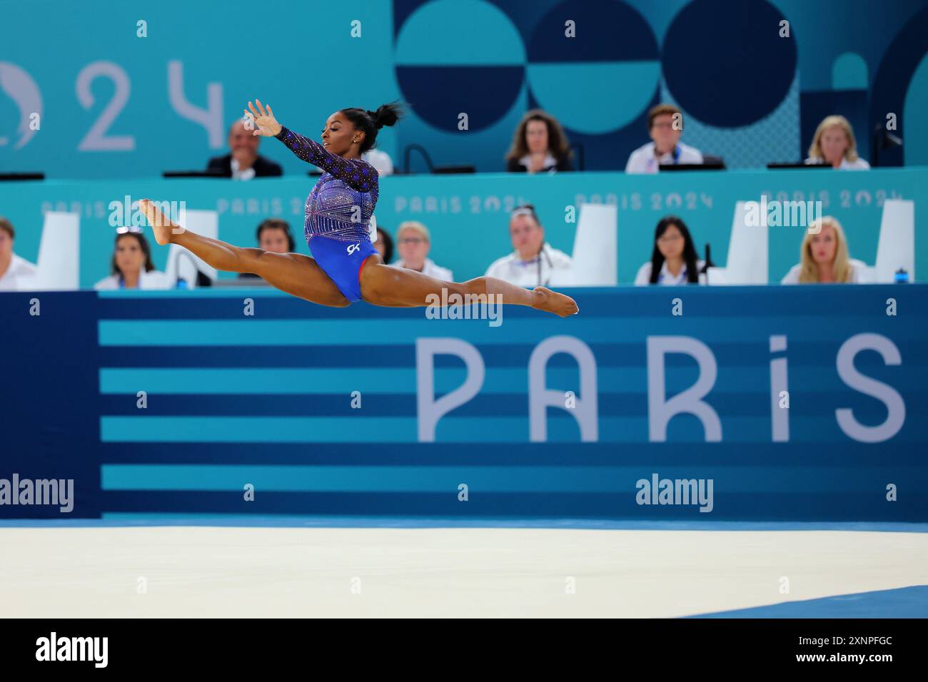 Paris, France. 1st Aug, 2024. Simone Biles (USA) Gymnastics - Artistic ...