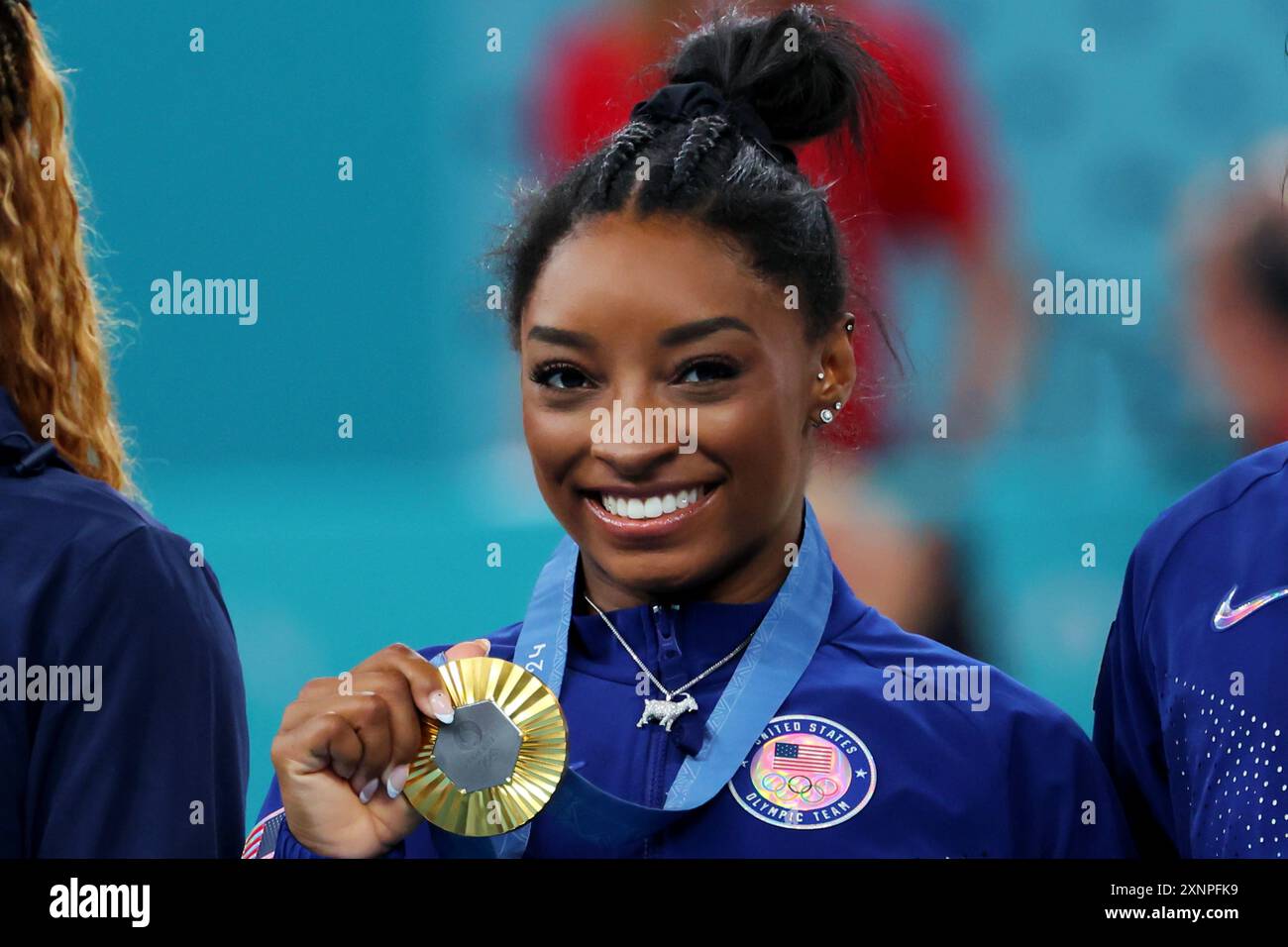 Paris, France. 1st Aug, 2024. Simone Biles (USA) Gymnastics - Artistic ...