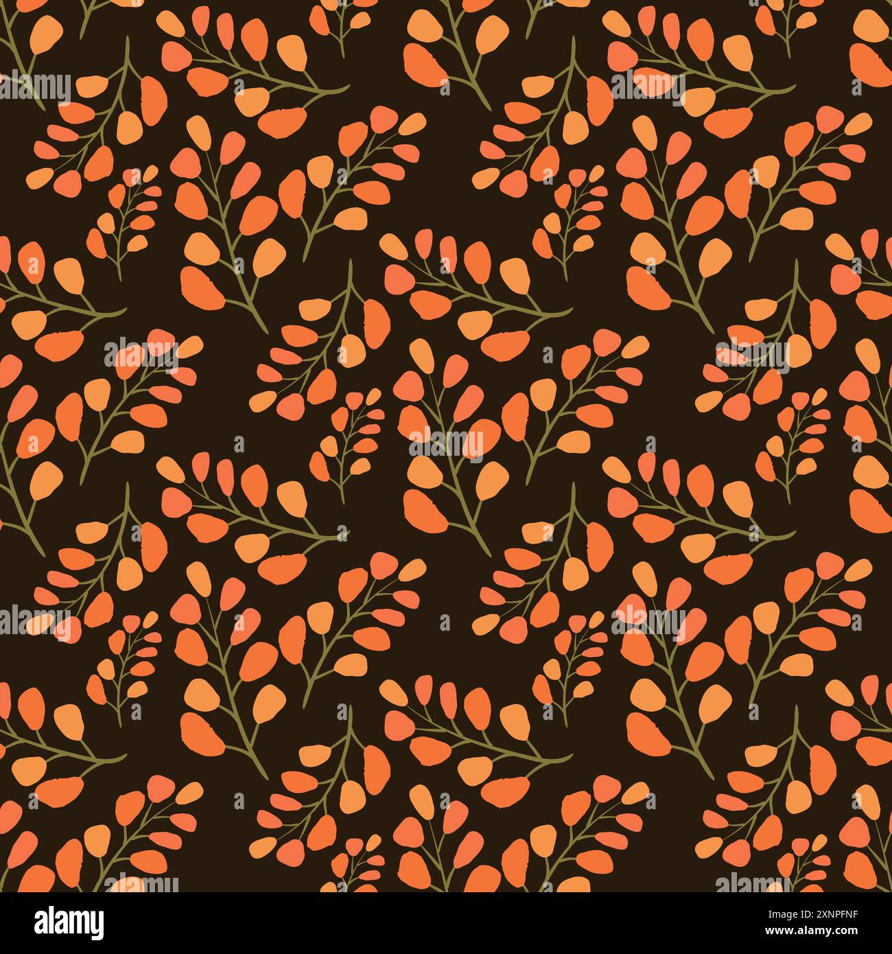 Dark colorful autumn leaves Stock Vector Images - Alamy