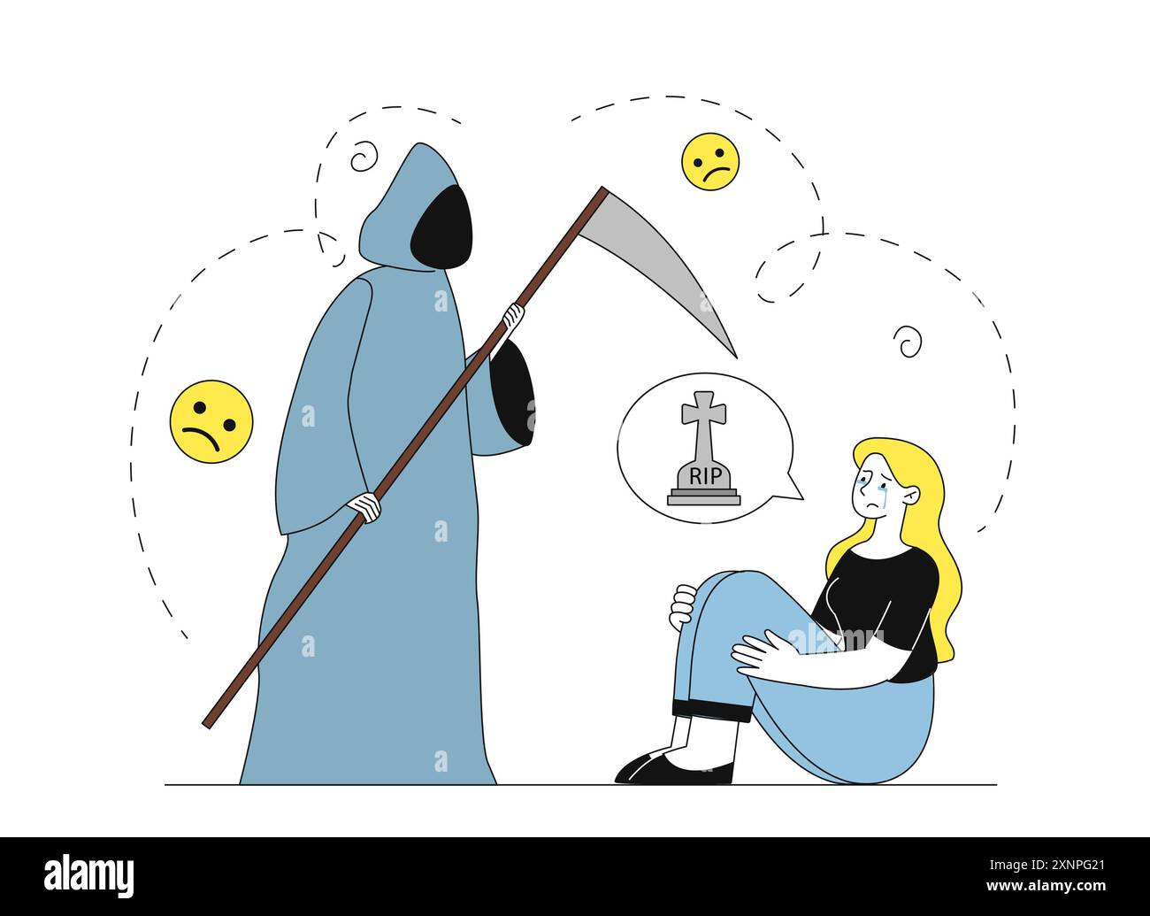 Death near Stock Vector Images - Alamy