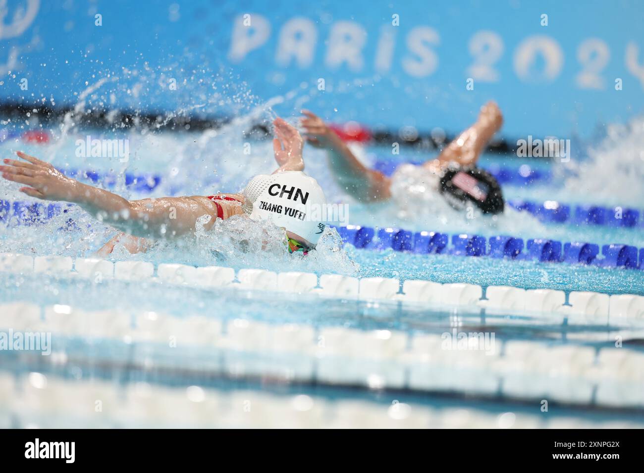 **CHINESE MAINLAND, HONG KONG, MACAU AND TAIWAN OUT** Chinese swimmer ...