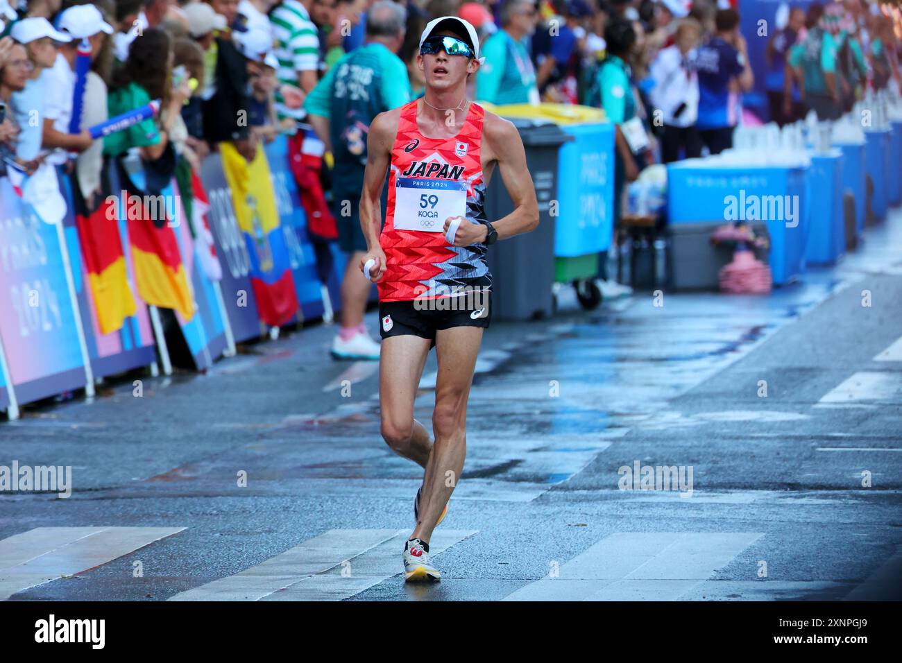 Paris, France. 1st Aug, 2024. Yuta Koga (JPN) Race Walk : Men's 20km Race Walk during the Paris ...