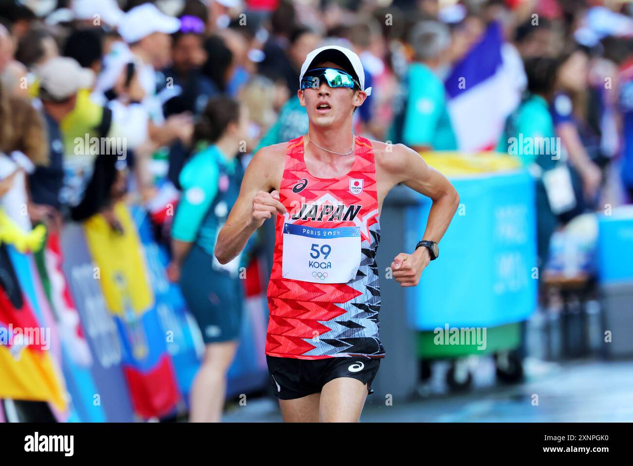 Paris, France. 1st Aug, 2024. Yuta Koga (JPN) Race Walk : Men's 20km Race Walk during the Paris ...