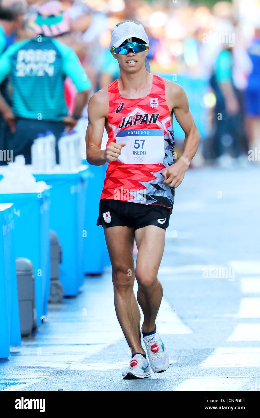 Paris, France. 1st Aug, 2024. Koki Ikeda (JPN) Race Walk : Men's 20km ...