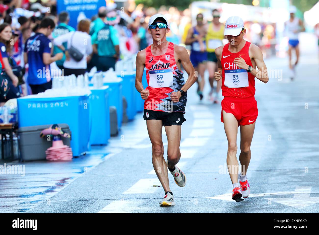 Paris, France. 1st Aug, 2024. Yuta Koga (JPN) Race Walk : Men's 20km Race Walk during the Paris ...