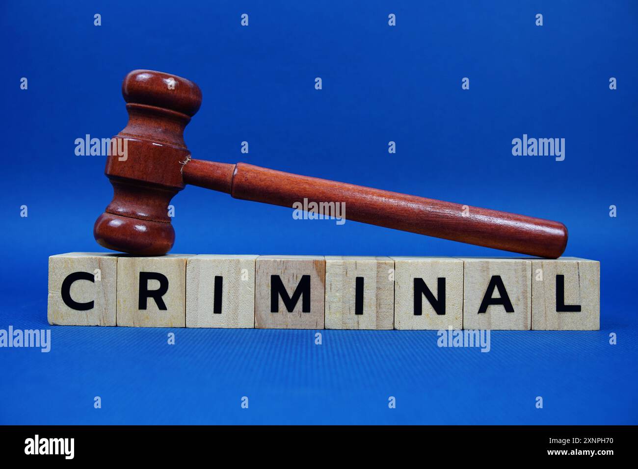 Criminal alphabet letters with wooden blocks alphabet letters and Gavel ...
